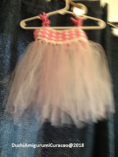 Dushi Amigurumi Curacao: Baby Tutu met sandaaltjes en flip flops