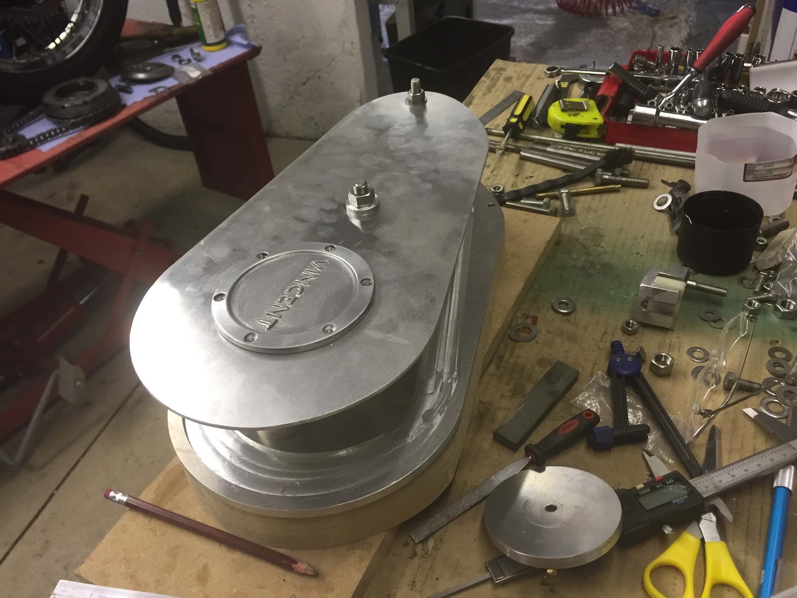 CBS British Bike Build: Post No 2 - Making the Primary Chain Case