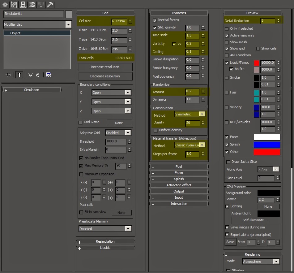 CG Taiwaner 台灣人玩動畫: Phoenix FD 2.2 燃燒的木椅教學