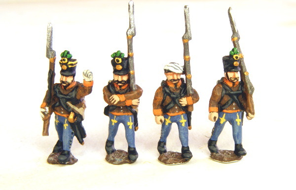 Miniature Soldiers: Austrian Grenzer Regiment Nr. 4th in 1848