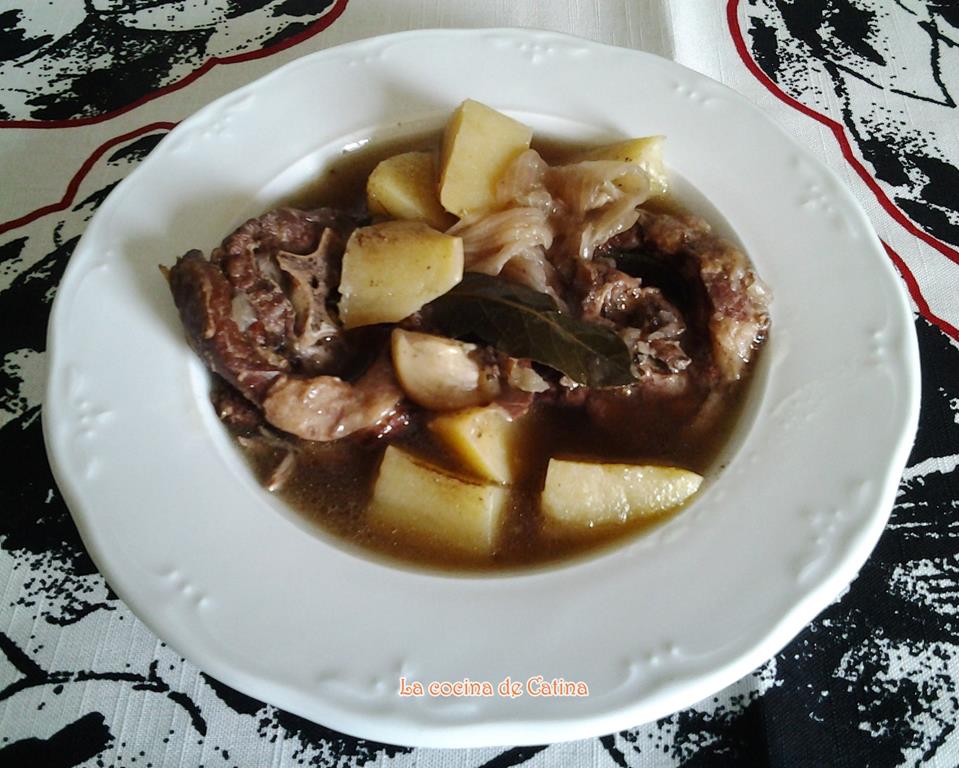 Estofado de cuello de cordero - La cocina de Catina