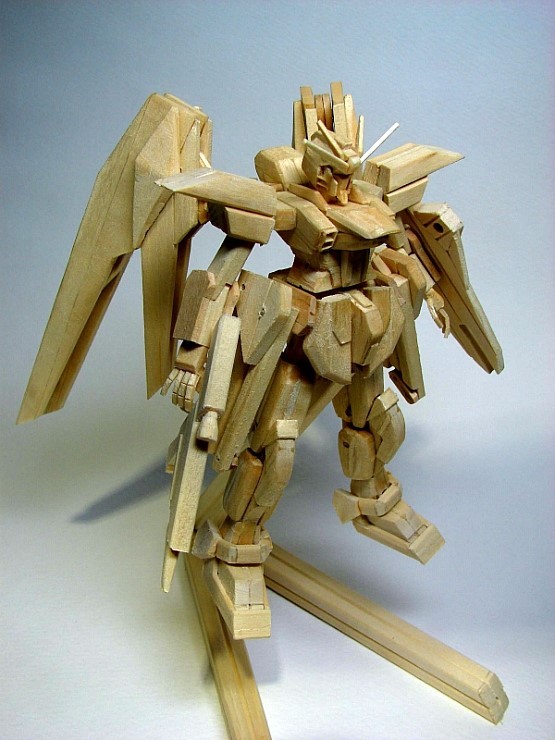 GUNDAM GUY: Gundam Wood Craft: Freedom Gundam