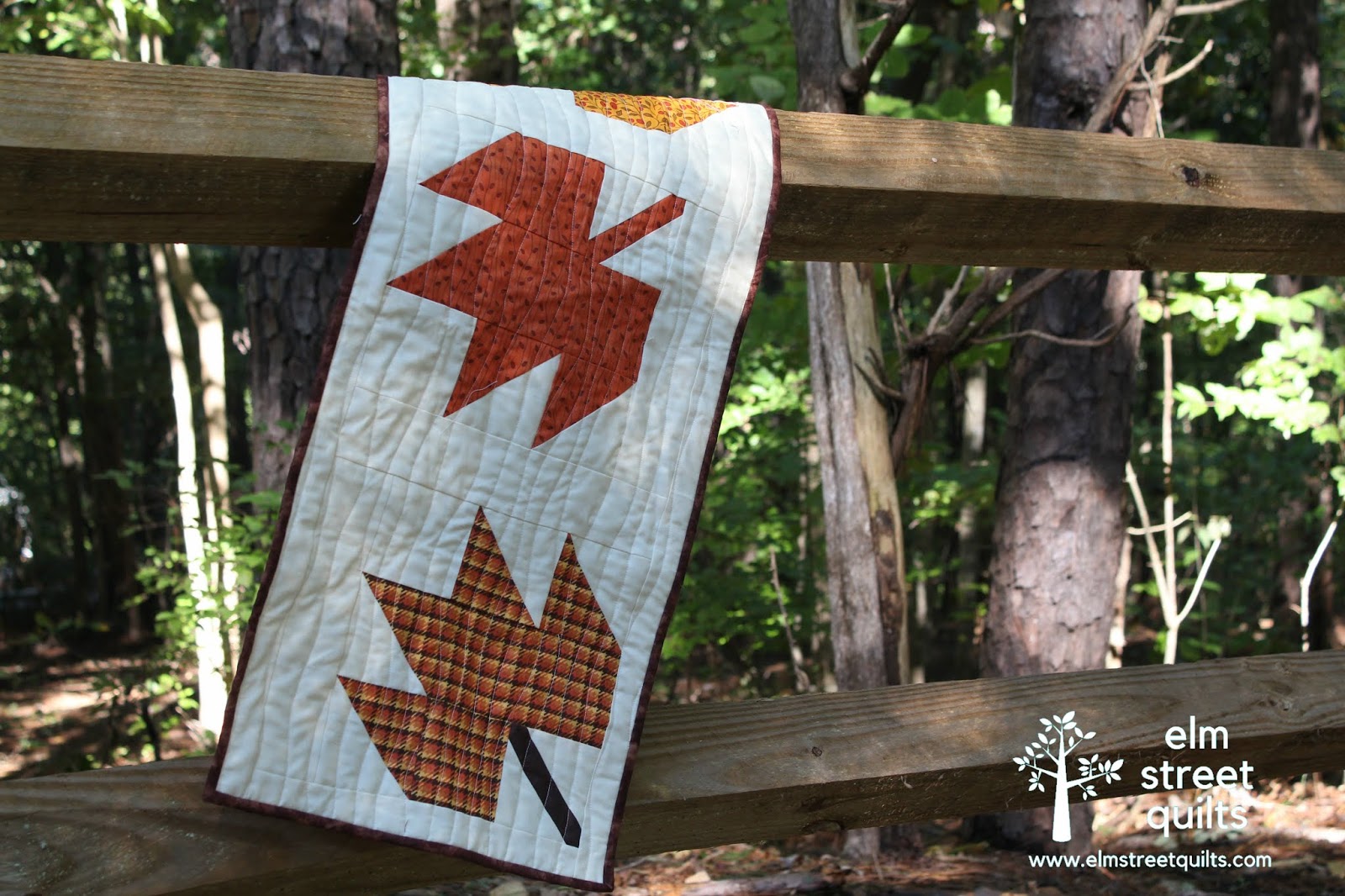 Maple Leaf Table runner | Elm Street Quilts