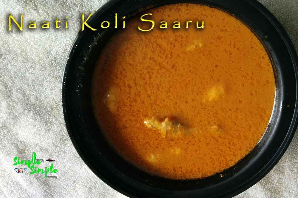 Simple Living Simple Cooking: Naati koli saaru/countryside Chicken curry