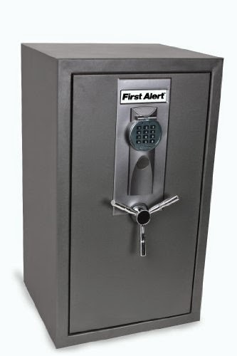 First Alert 2583DF Fire Resistant Executive Safe with Digital Lock, 6.7 ...