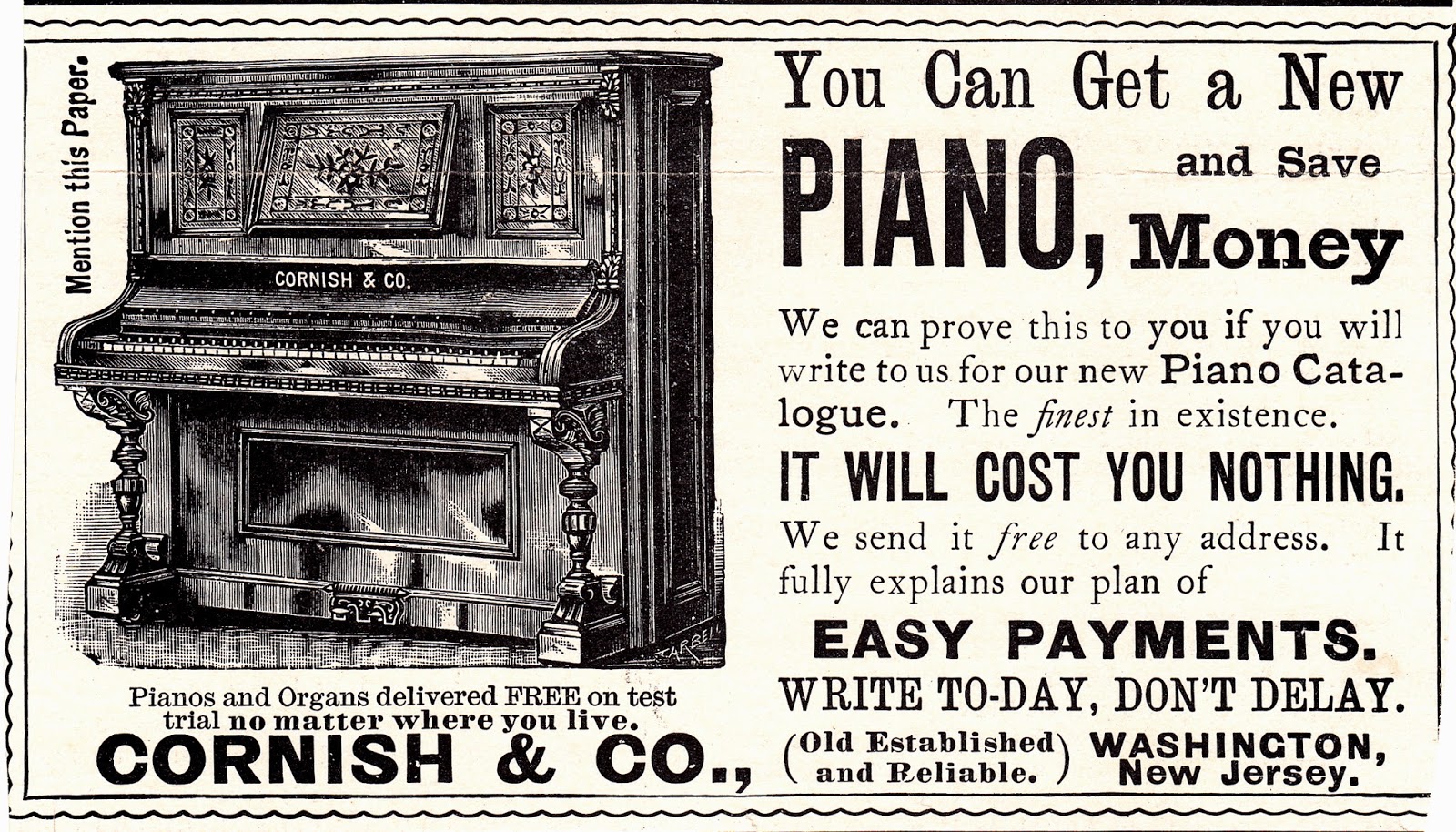 Boulevard de L'antique - Retro Scraps: Old Music Ads