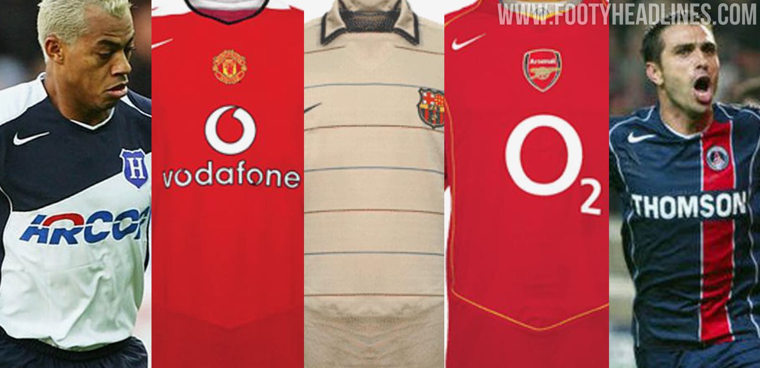 Detailed Analysis | Nike 2004-05 Kits - Footy Headlines