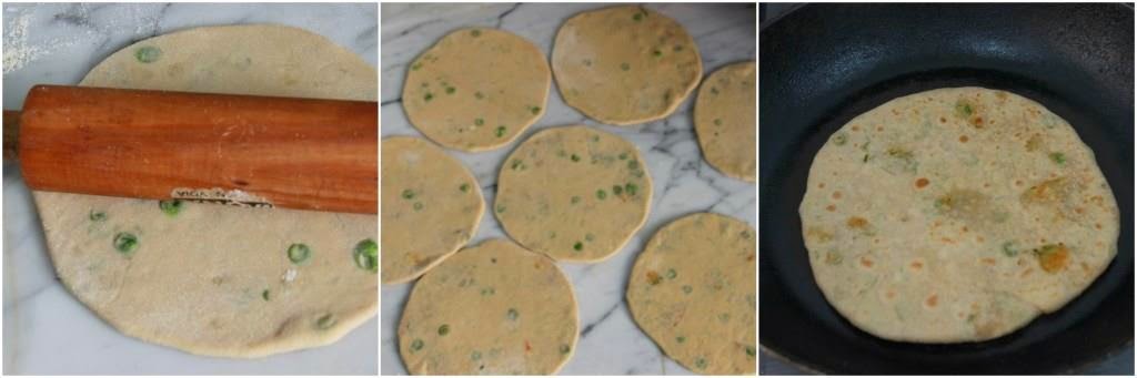 Vegetable Paratha ~ Lincy's Cook Art