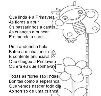 A Arte de Educar, Educação em questão.: Primavera: Atividades