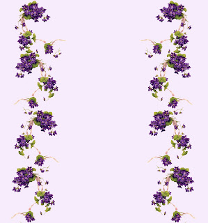 The Artzee Blog: 12 x 12 Inch Vintage Violet Border Printable