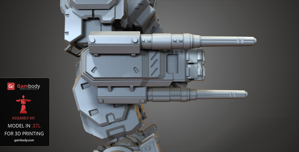 MechWarrior - Battlemaster 3D Printable Model | Nixon's 3D Models