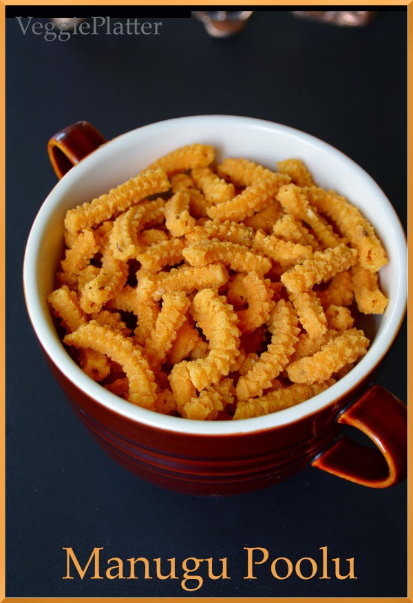 Veggie Platter: Manugu Poolu / Manuboolu