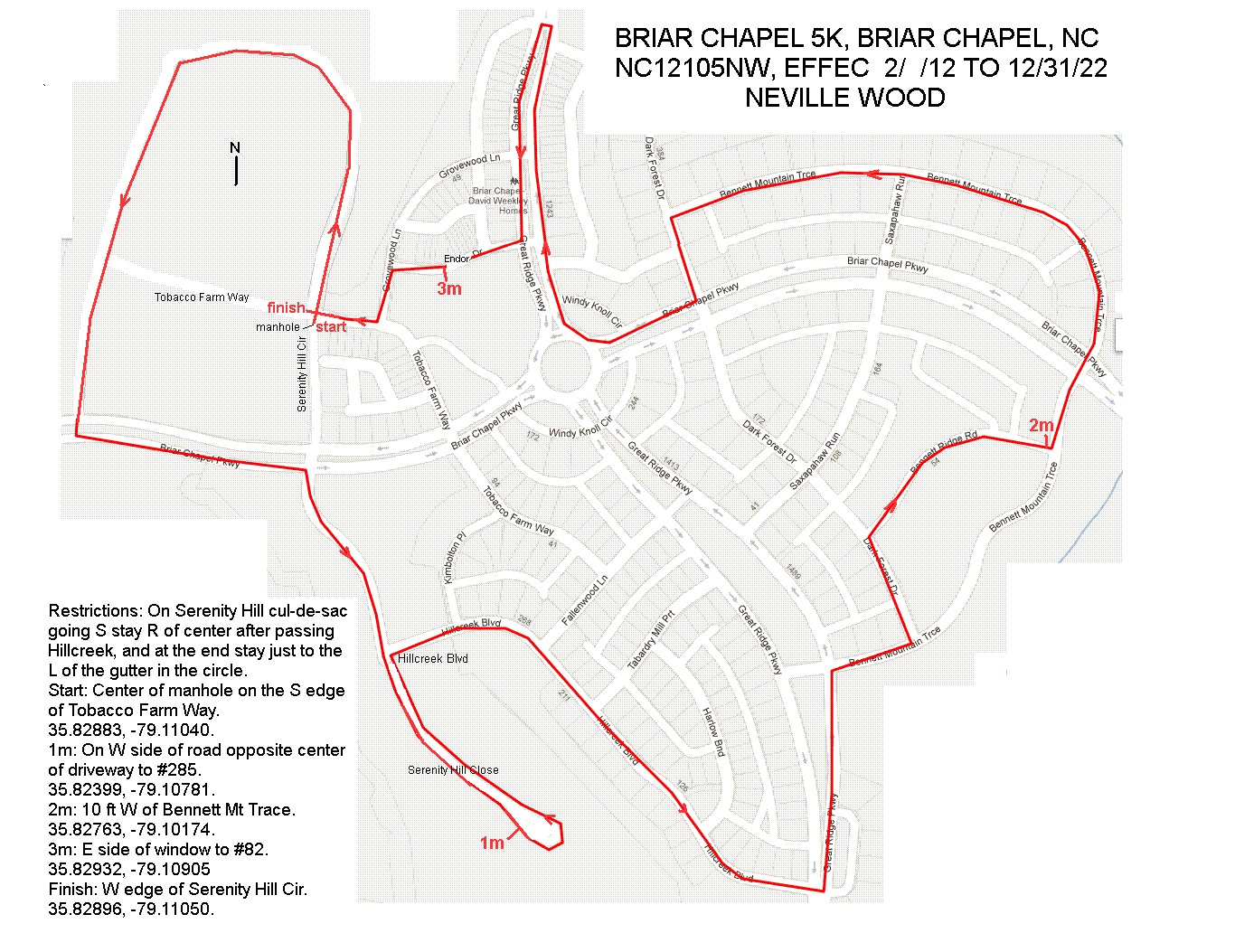 Briar Chapel Homes : Chapel Hill: Course Map Now Available for 2012 ...