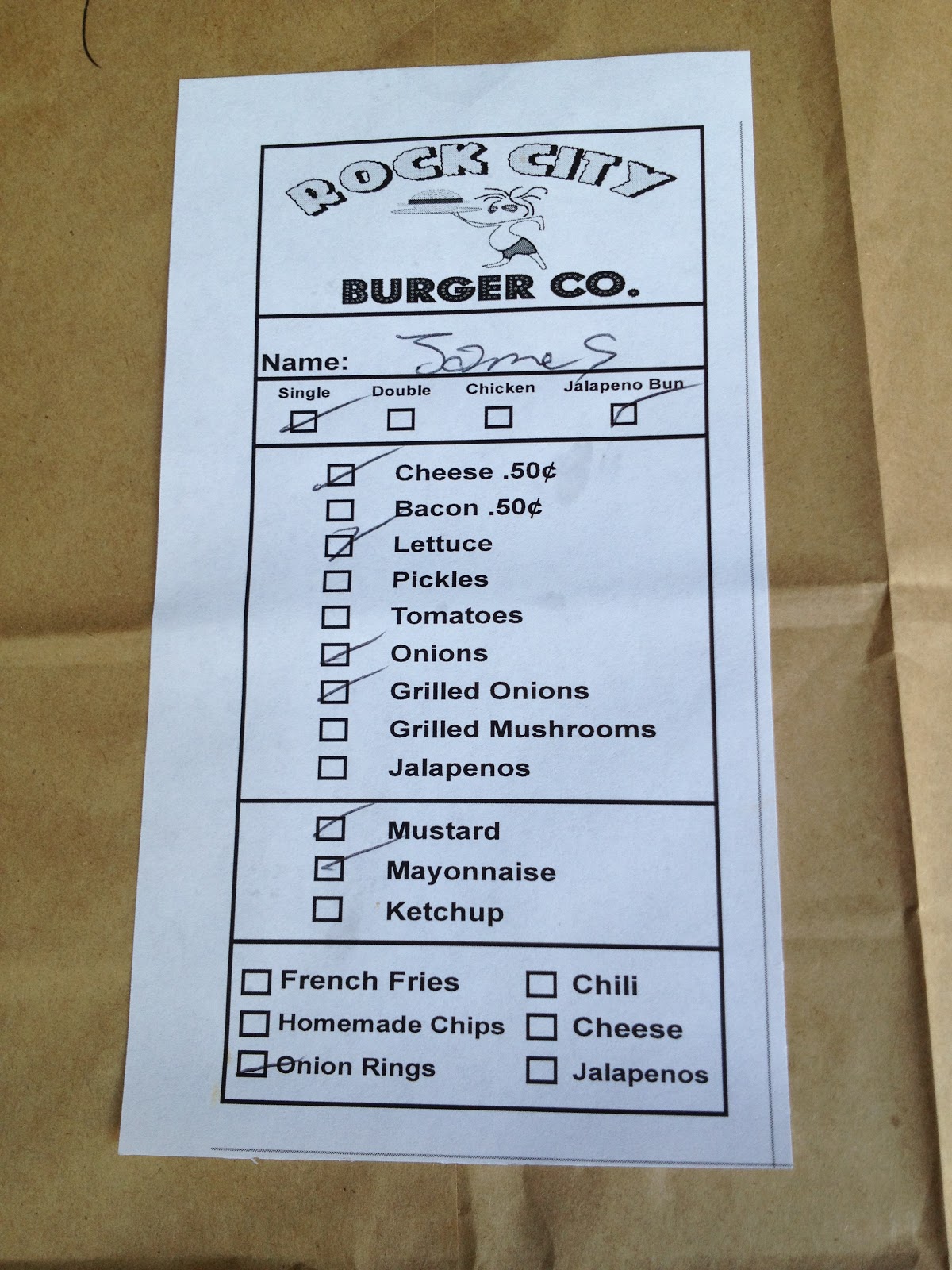 Texas Burger Stops: Rock City Burger Co - Bridgeport, TX