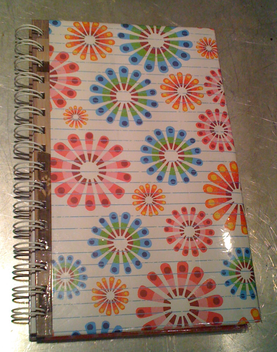 Feeding Our Lives, LLC: Covering an ugly notebook