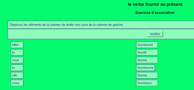 Le blog de FLE de madame Lourido: Verbes du 2e groupe au présent de l ...