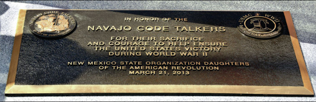 White Wolf : Navajo Code Talkers honored with a monument for their service