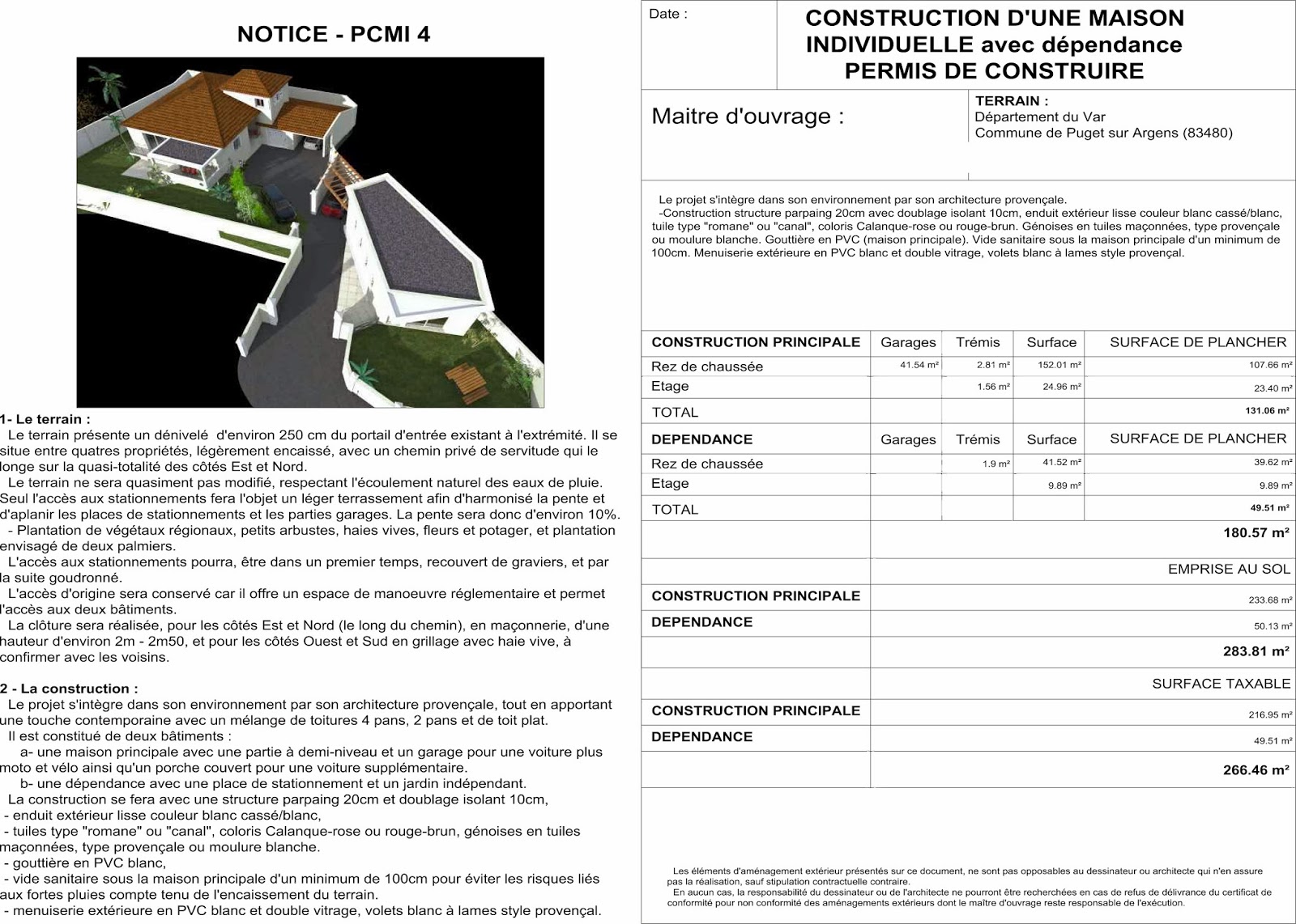 FRACAS Architecture & Décor: PERMIS DE CONSTRUIRE