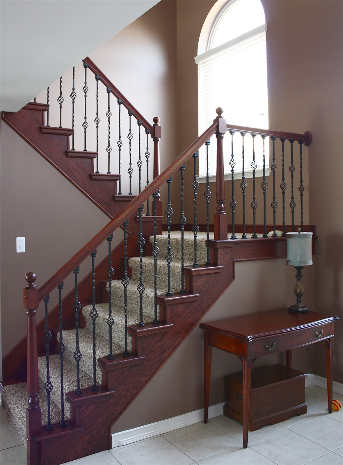 The Yellow Cape Cod: Staircase Makeover~Before and After