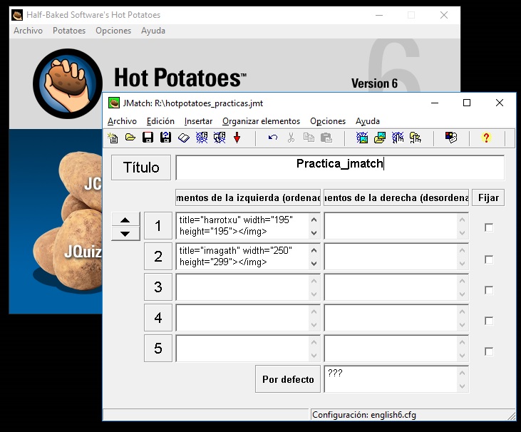 TEMA 9 - Hot Potatoes