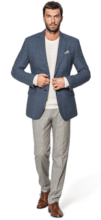 Hombre cuerpo completo traje png