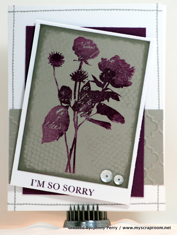 My Scraproom: September Stamp of the Month - Paper Garden Artwork