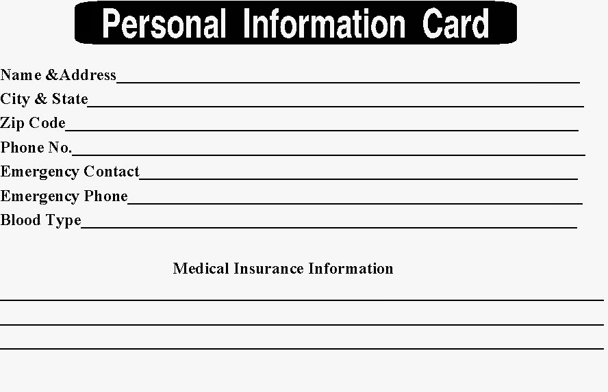 Emergency 911: The Instant Medical Information Kit