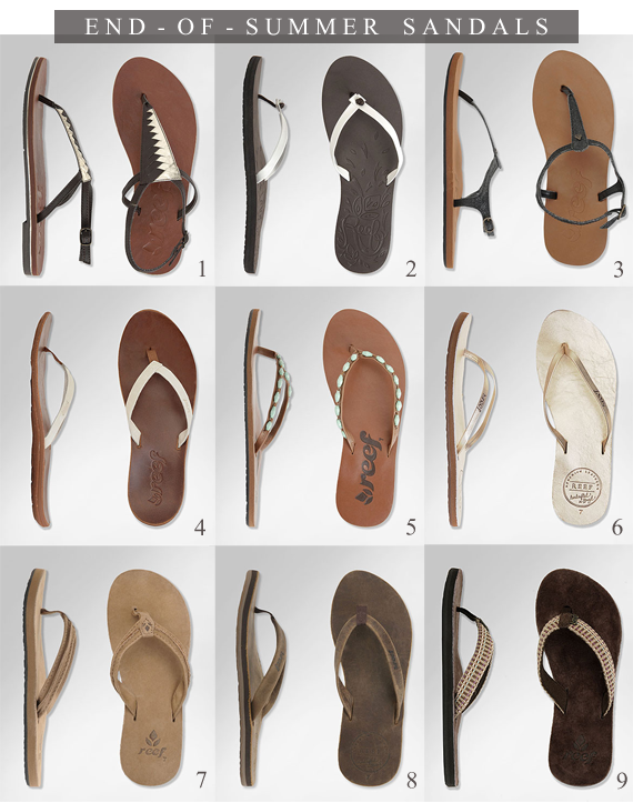 Bubby and Bean ::: Living Creatively: Let's Talk End-of-Summer Sandals