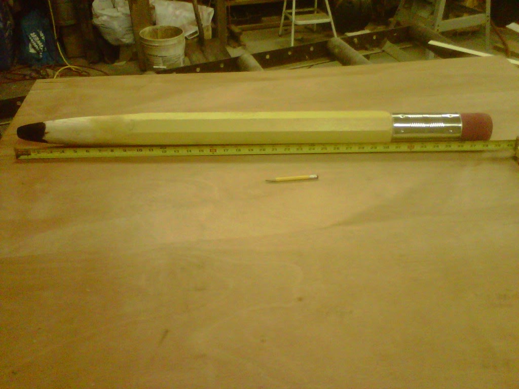 Build It, Sew It, Love It: DIY Pottery Barn Over Sized Pencil