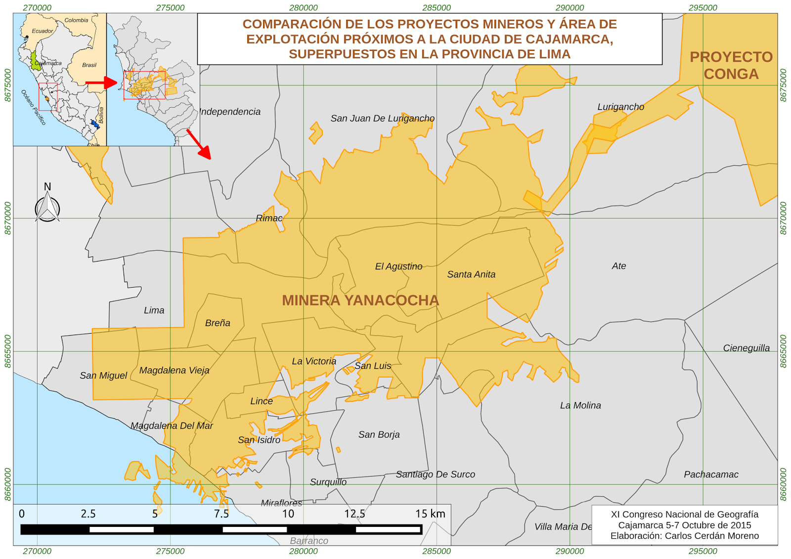 Crónicas de Cajamarca - Perú: ¿Y si trasladamos GRÁFICAMENTE la mina ...