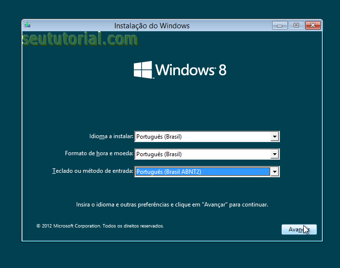 Instalando o Windows 8 Release Preview - SEU TUTORIAL
