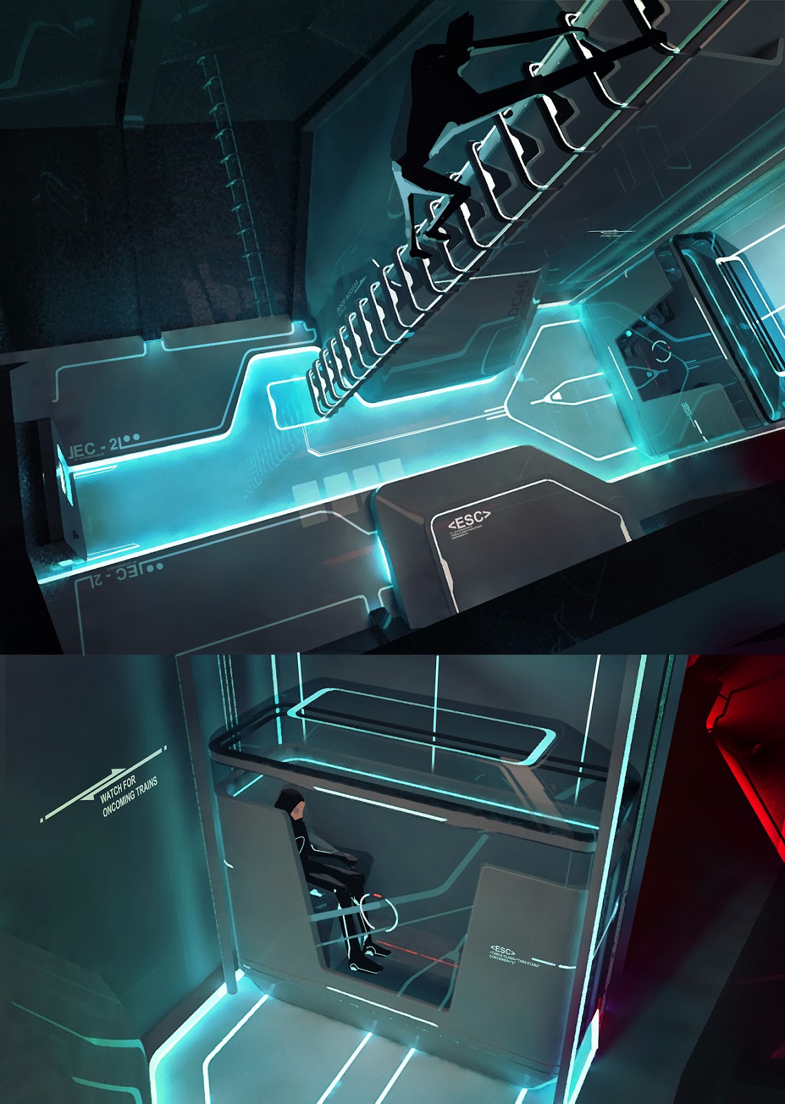 The Art of Tron: Uprising (Part 3 of 4): Buildings and Interiorsplume ...
