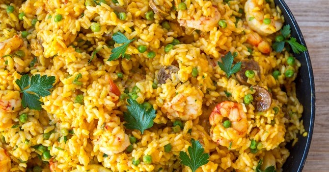 Lemony Prawn & Chorizo Rice Pot