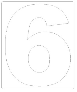 A ARTE EM EDUCAR !: Molde de Números.