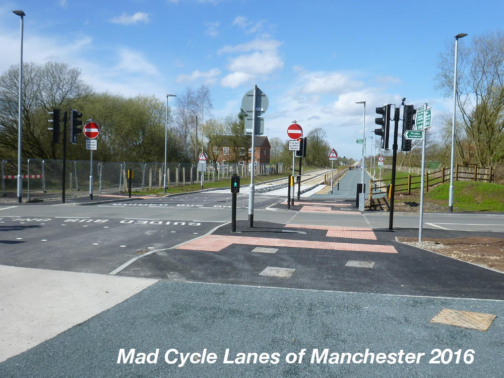 Mad Cycle Lanes of Manchester: Leigh Guided Busway Cycle Track