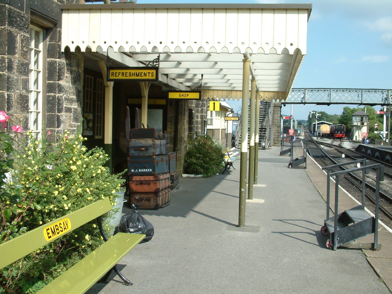 Steam Memories: Embsay Station on the Embsay and Bolton Abbey Railway