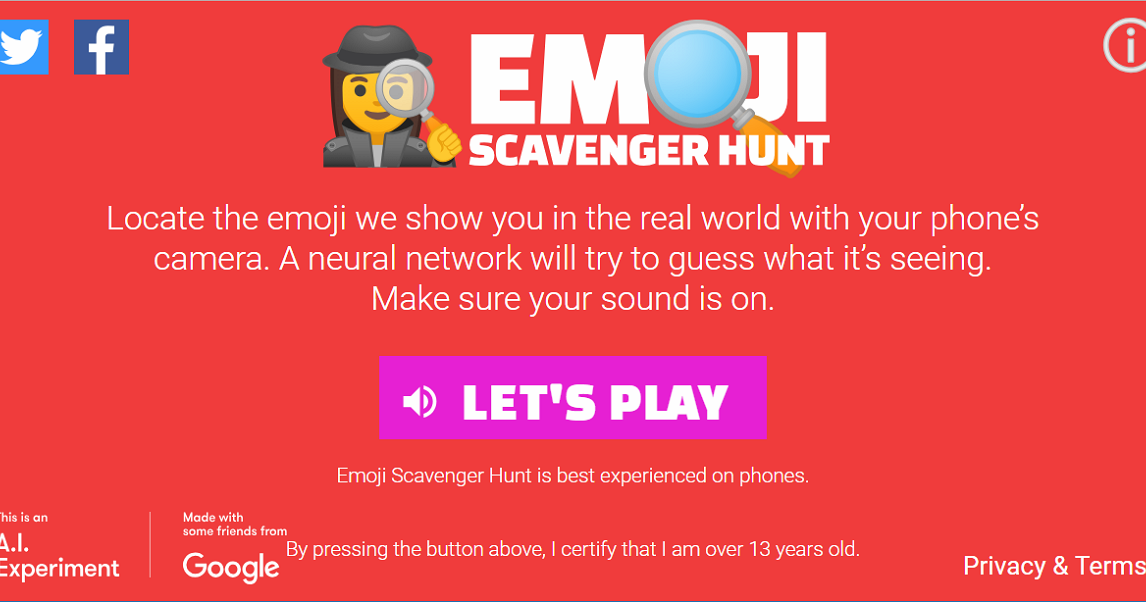 Google AI 再推尋寶遊戲，Emoji Scavenger Hunt 用手機鏡頭尋找符合 Emoji 的物件 - 逍遙の窩