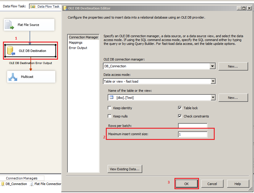 Welcome To TechBrothersIT: SSIS - How To Redirect Rows From OLE DB Destination in SSIS Package