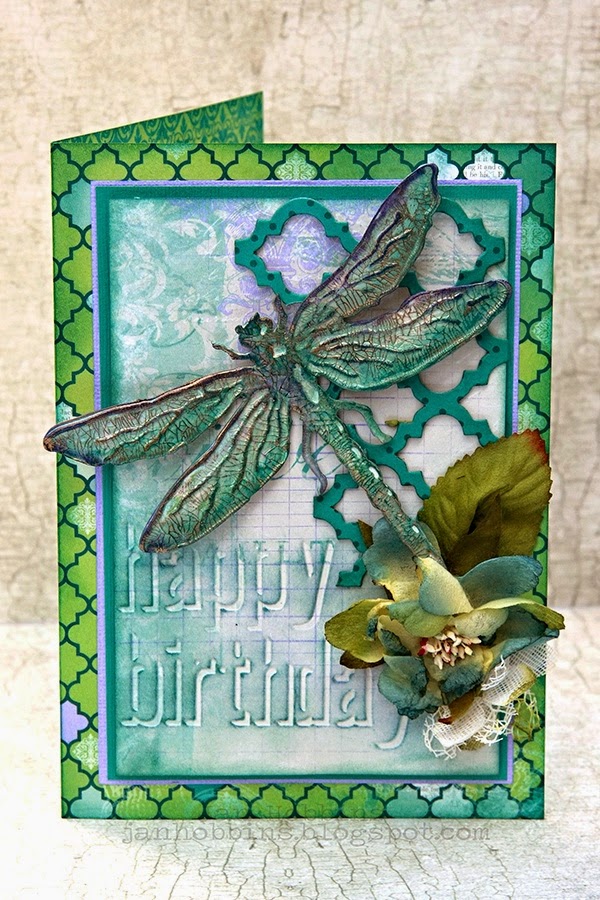 Dragonfly Card - In My Own Imagination