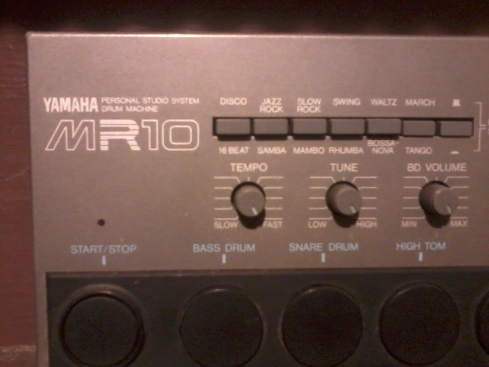 MATRIXSYNTH: Yamaha MR10 'personal studio system drum machine'