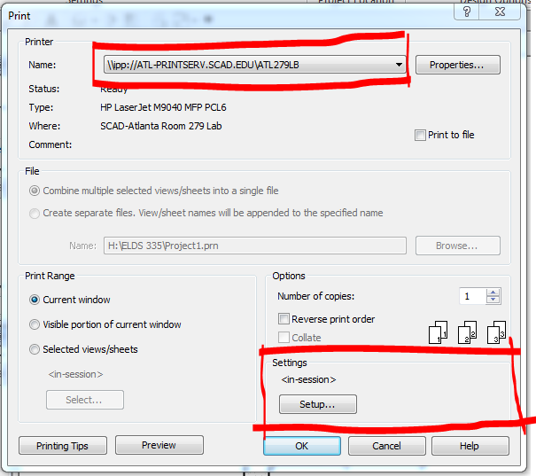 Revit for Interior Design Class: Printing to 11x17