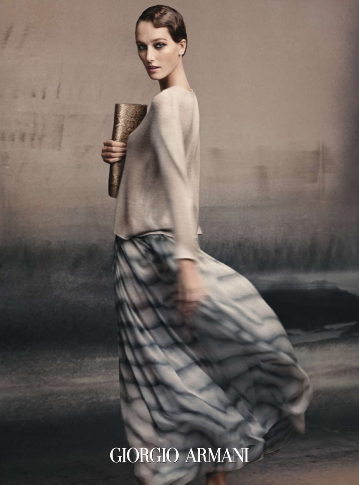 Ad Campaign: Giorgio Armani Spring/Summer 2015: Joséphine Le Tutour by ...