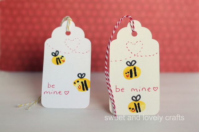 sweet and lovely crafts: bee mine Valentine