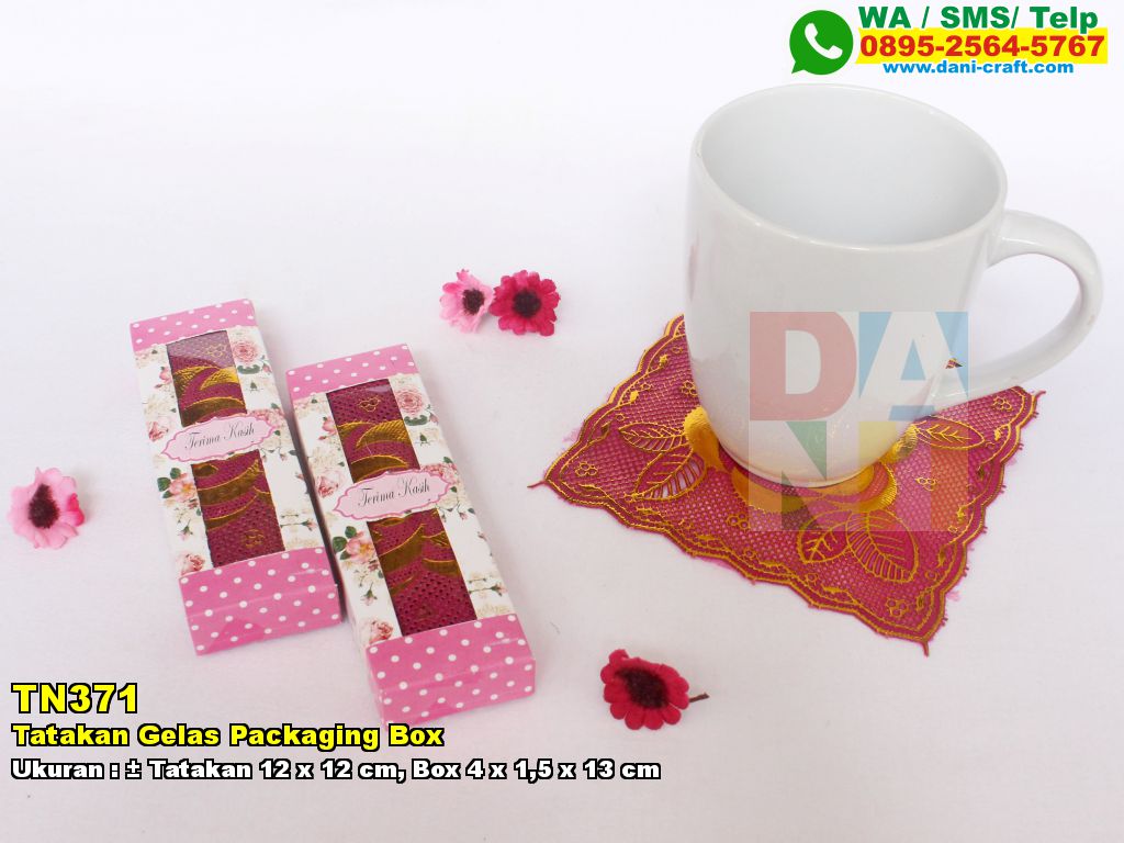 Tatakan Gelas Packaging Box | Souvenir Pernikahan