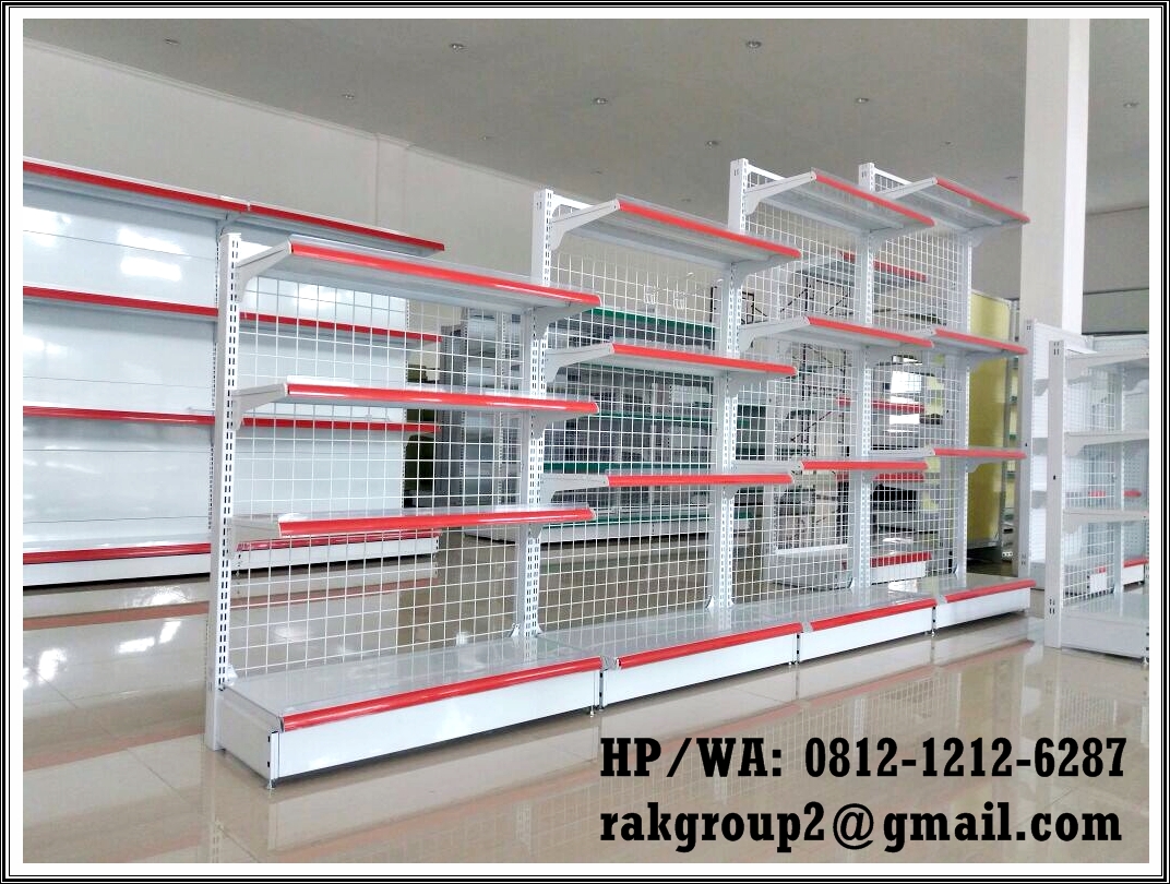 RAK GROUP: Rak Minimarket, Rak Supermarket DC15 Kapasitas 50 kg/level