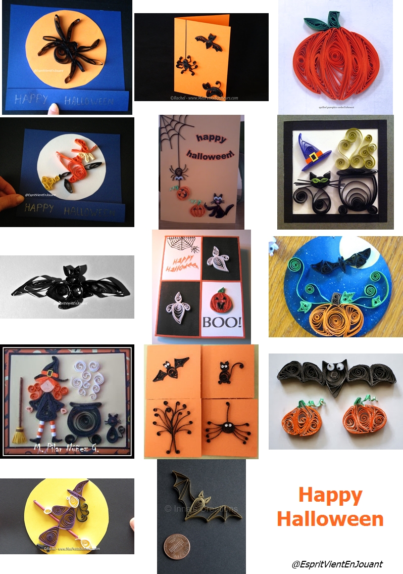 L'esprit vient en jouant: Ma sélection de quilling d'Halloween ...
