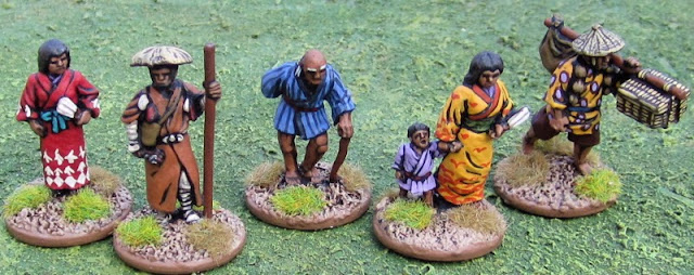 Tim's Miniature Wargaming Blog: Japanese Courtiers, Villagers, and ...