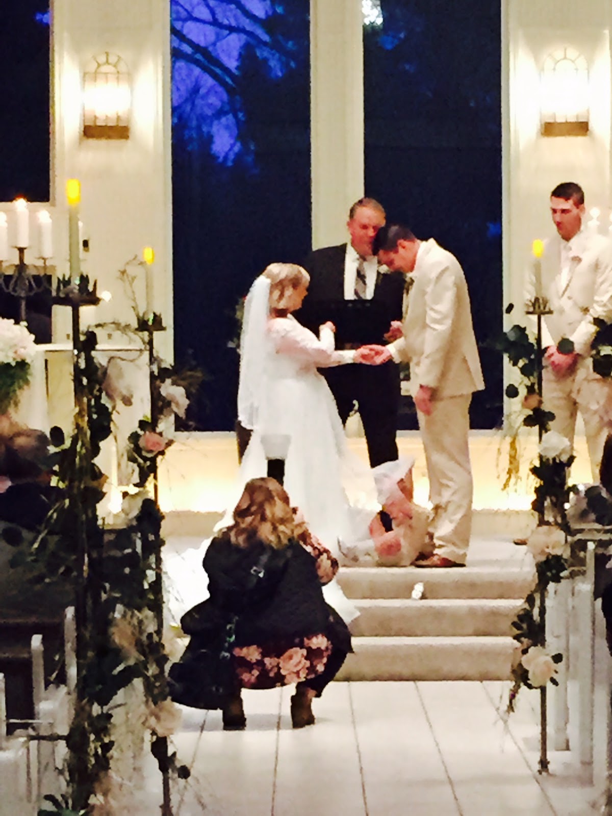 Walnut Creek Chapel: Kayla Coker and Clayton Todd Frizzell Ivory/Gold ...