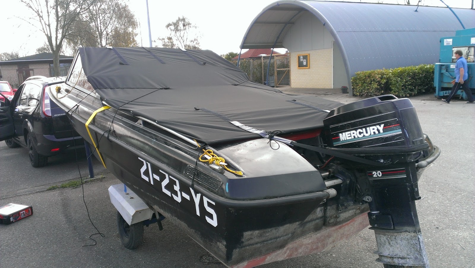 rollercap, dekzeil voor open zeilboten