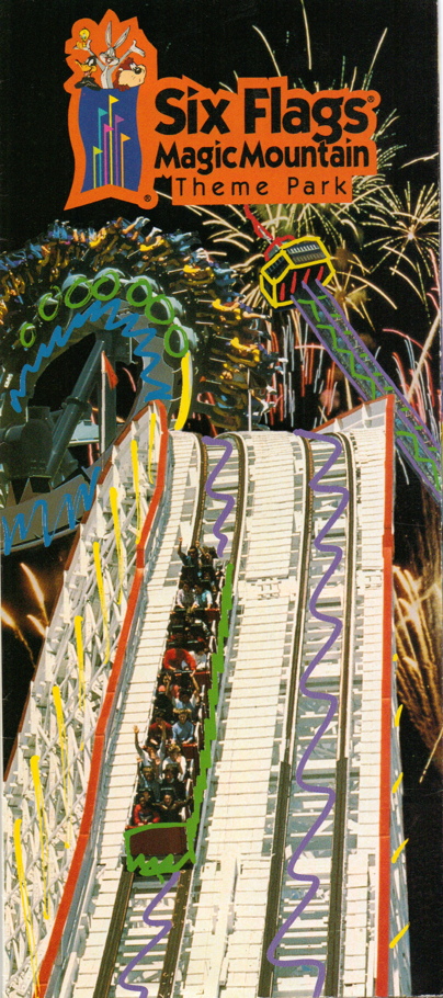 NewsPlusNotes: From The Vault: Six Flags Magic Mountain 1995 Brochure